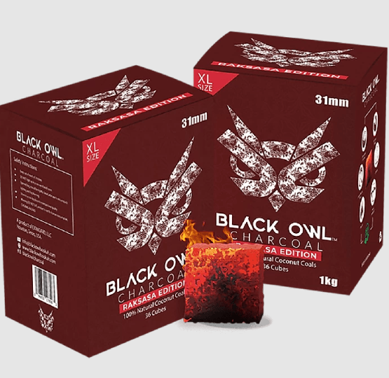 Black Owl Charcoal XL - Juicy Vapes ATL